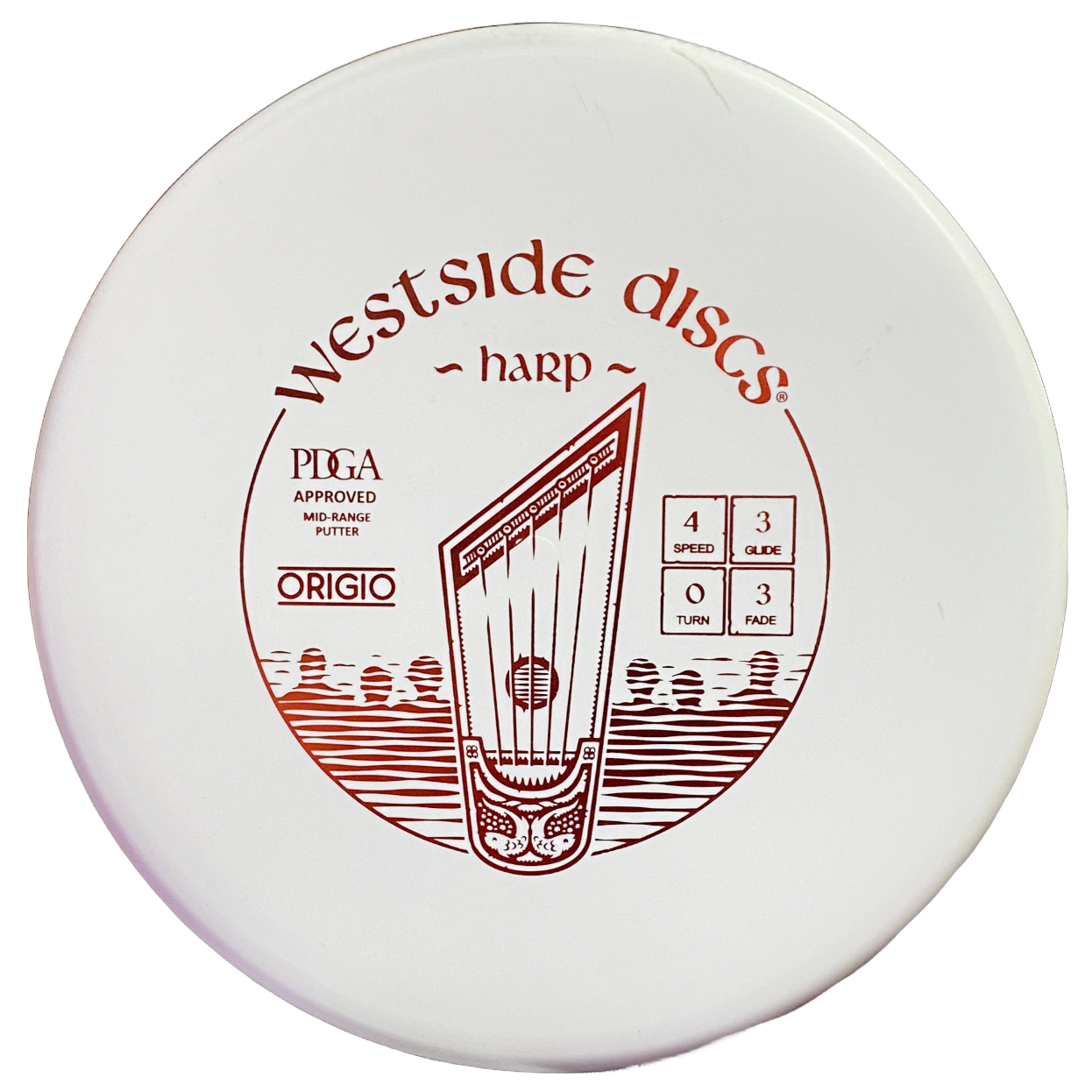 Harp - Origio BT Hard - 4/3/0/3 – Atlantic Disc Golf